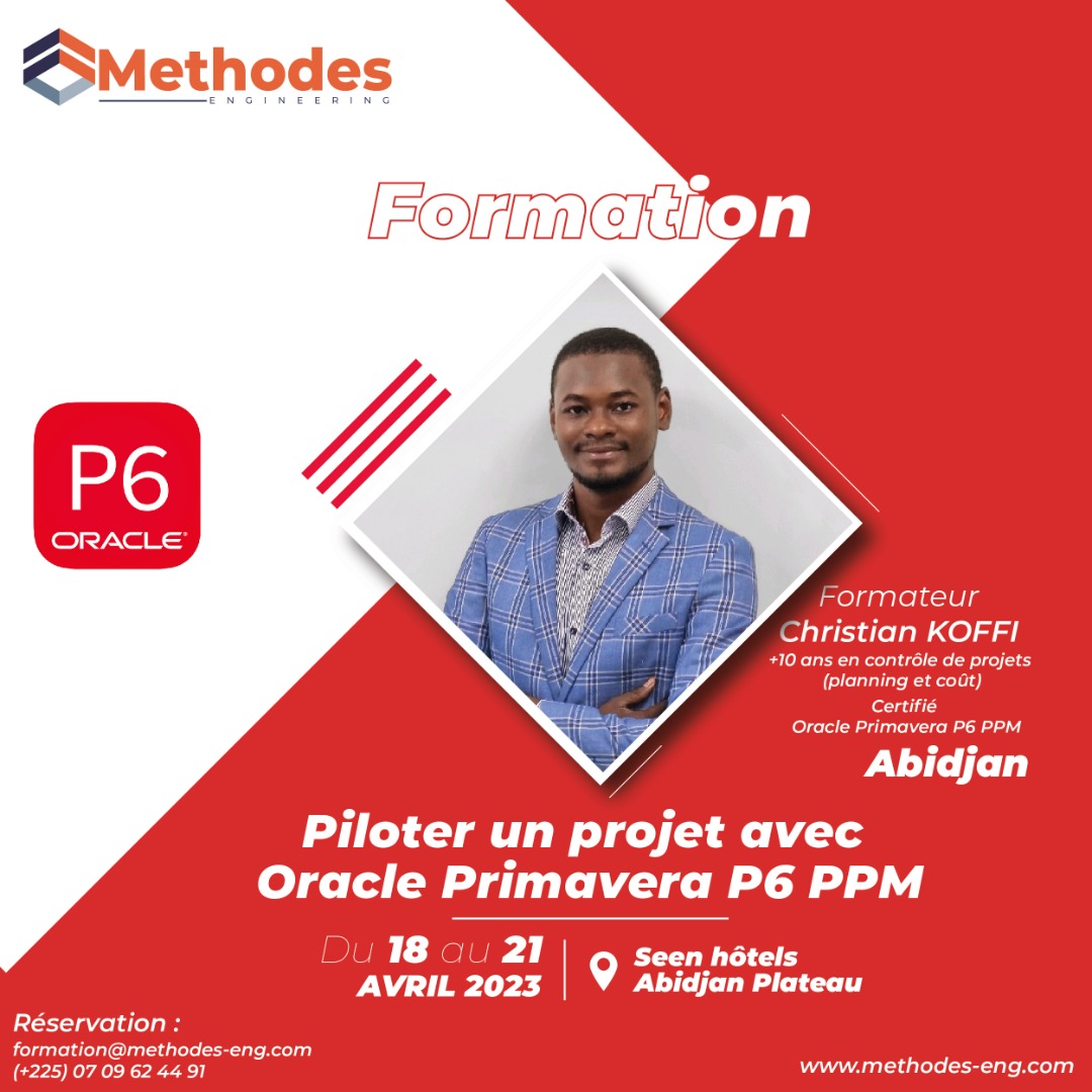Formation Primavera P6 en présentiel - Methodes Engineering Formation
